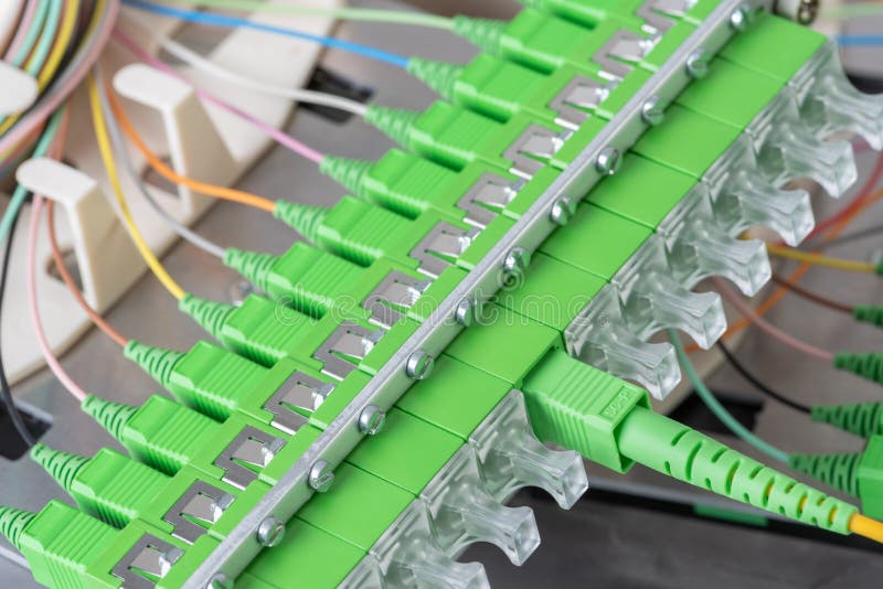 Fiber Optic Distribution Frame in Telecommunication Optical Network ...