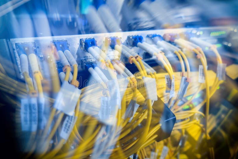 Close op of fiber optics stock photo. Image of global - 23869540