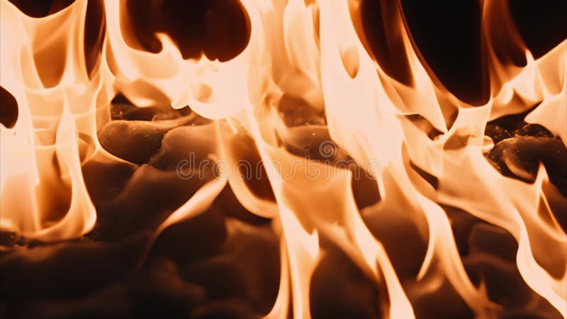 Fiery Flames Dancing stock footage. Video of movement - 347138378