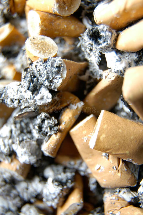 Close-up: filled ashtray stock image. Image of disgusting - 267889