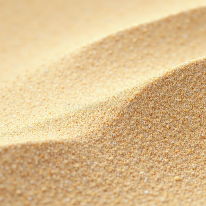 Close Up of Fine, Light Beige Sand, Showing Subtle Texture , Summer ...