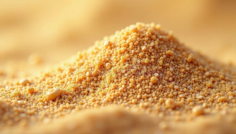 Close Up of Fine, Light Brown Sand, Showing Texture and Subtle Grain ...