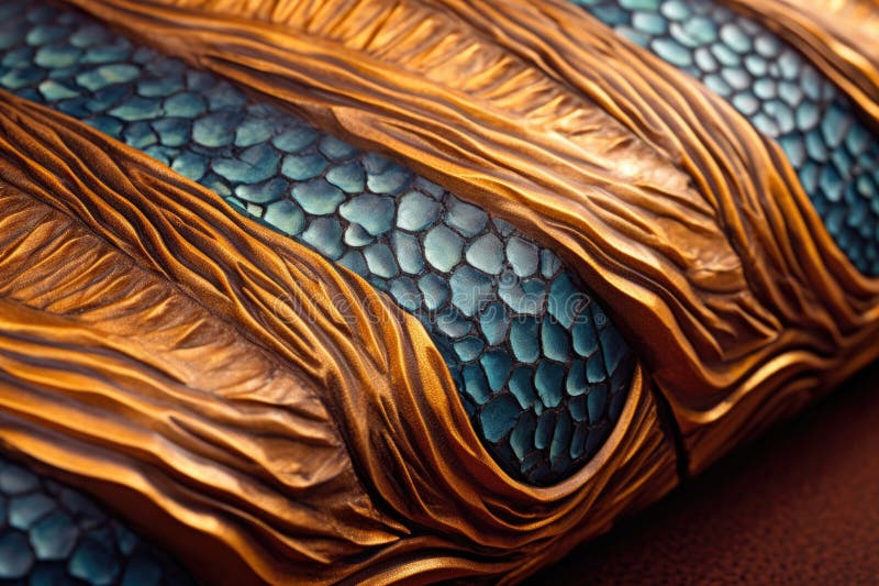 Close-up of the Fine Texture of a Premium Cigar Wrapper Stock ...