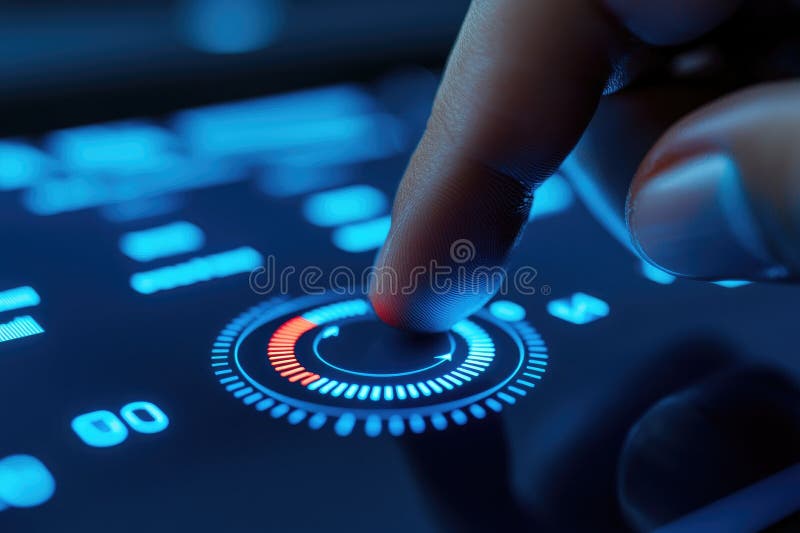 Finger Adjusting Settings Stock Illustrations – 201 Finger Adjusting ...