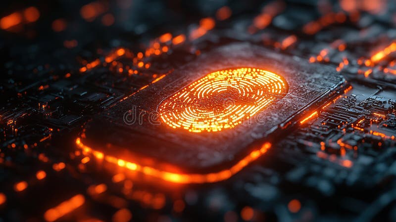 Glowing Fingerprint on a Microchip Suggests Advanced Biometric Security ...