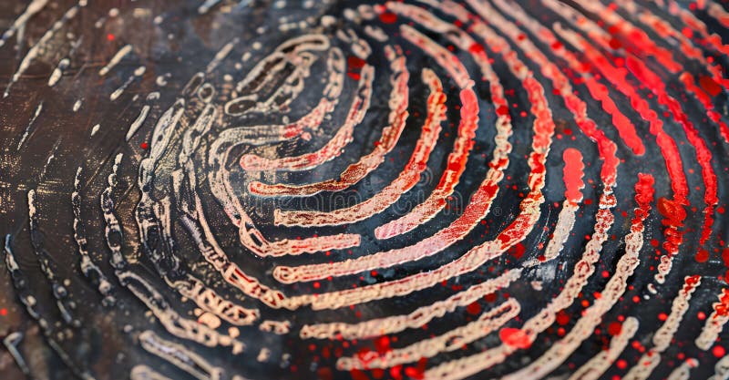 Close-up fingerprints stock photo. Image of finger, code - 321711334
