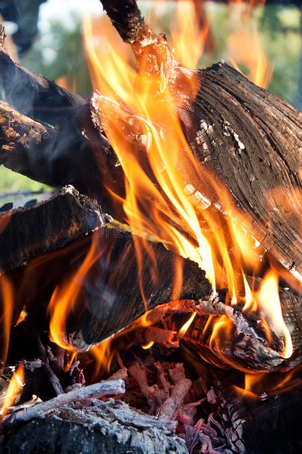 Close up fire stock photo. Image of firewood, burning - 70940522