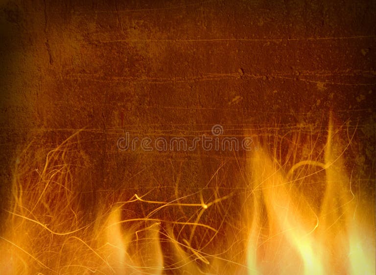 Close-up of Fire and Flames on a Background Stock Photo - Image of ...