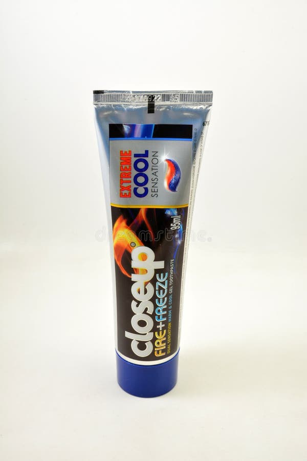Close Up Fire and Freeze Toothpaste in Manila, Philippines Editorial ...