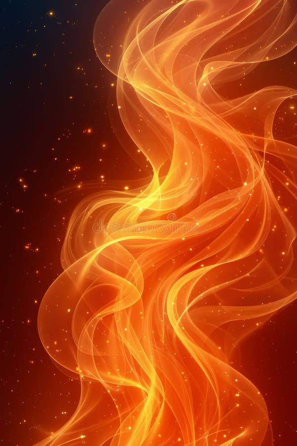 A Close Up of a Fire Wreath with Bright Orange Flames, AI Stock Photo ...