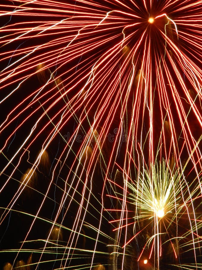 Close-up of fireworks stock photo. Image of closeup, fireworks - 54553308