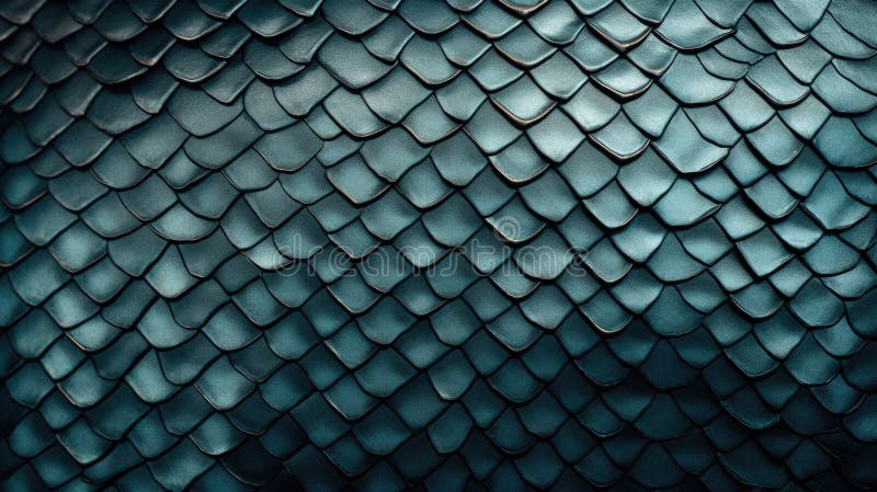 A Close Up of a Fish Scale Pattern Stock Illustration - Illustration of ...