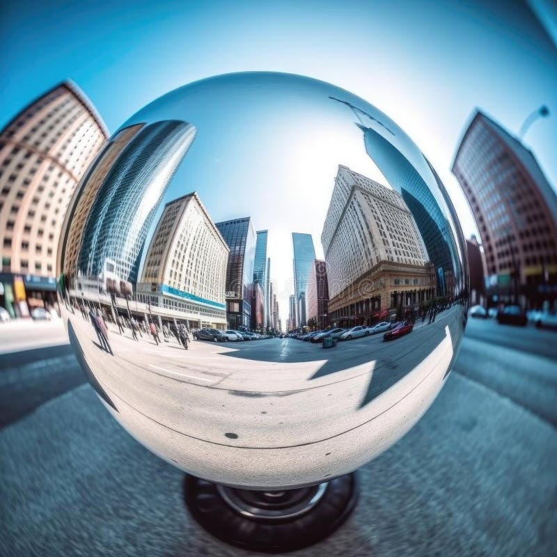 Fisheye City View Stock Illustrations – 65 Fisheye City View Stock ...