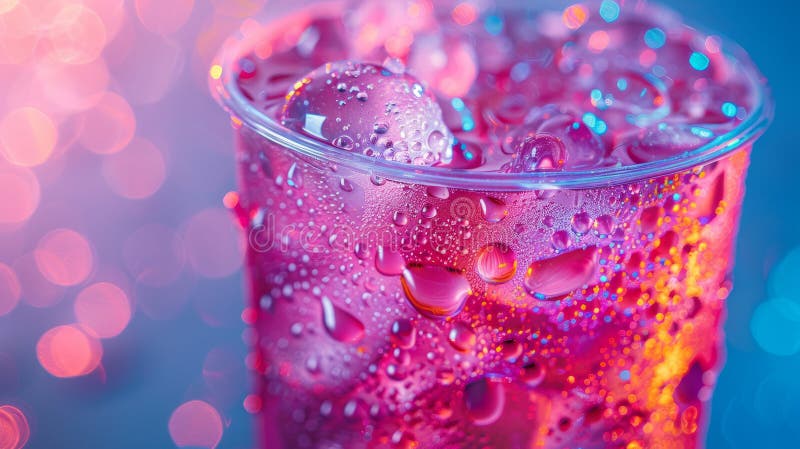 Close-up of a Fizzy Drink in a Glass Stock Photo - Image of drink ...