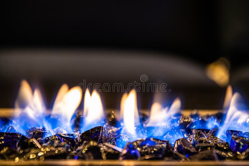 A Close-up of the Flames in a Home Fire Pit Stock Image - Image of fire ...