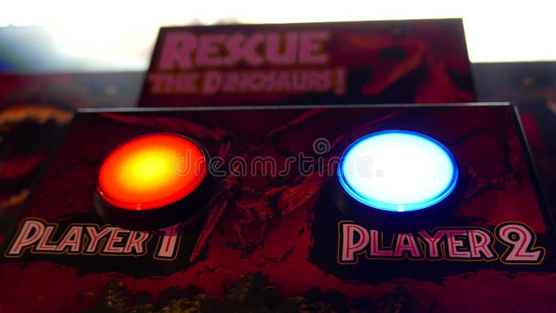 A Close-up of a Red Flashing Signal on the Doors in the Subway. Stock ...