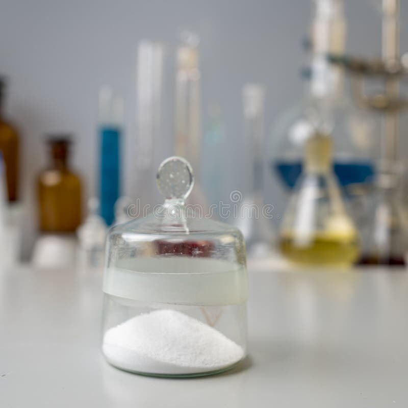 Solutions in Glassware in the Science Laboratory Stock Photo - Image of ...