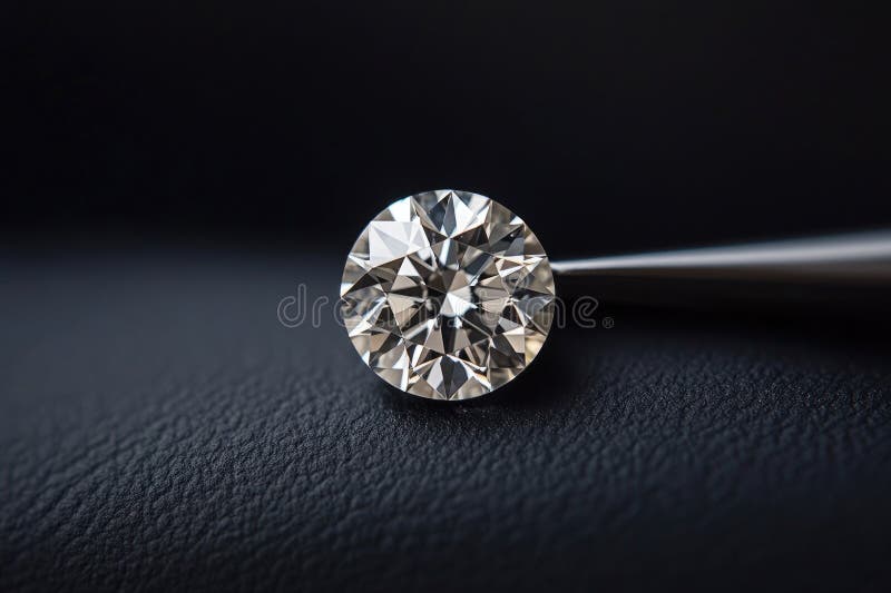 Sparkling Diamond Close-Up stock illustration. Illustration of unique ...