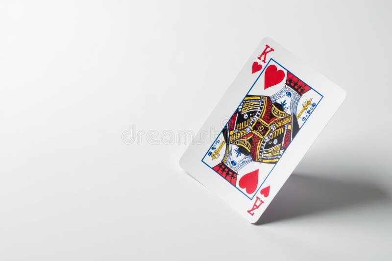 Close Up of a Flipped Playing Card Against White , Ace, Playing Card ...