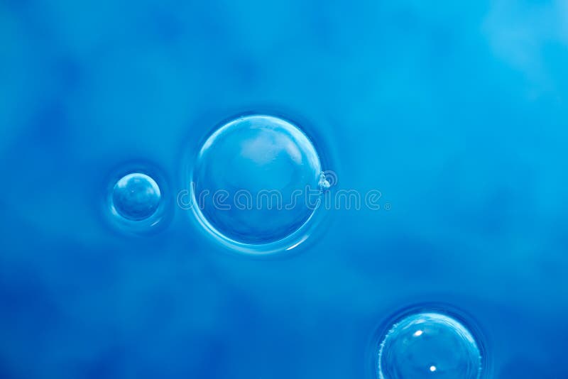 Close Up of a Floating Clear Water Bubble Stock Photo - Image of aqua ...