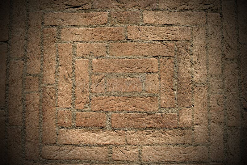 Background with Bricks in a Spiral Shape Stock Image - Image of dark ...