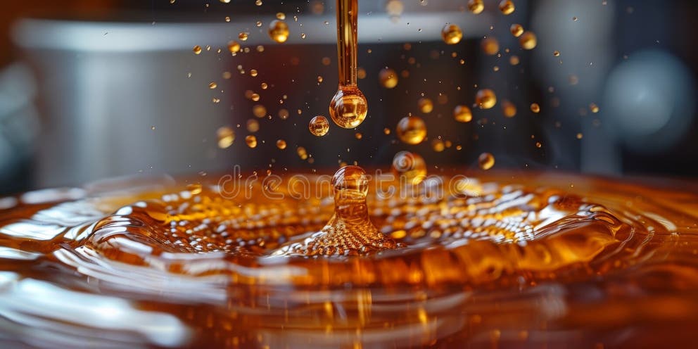 Close Up Flow of Coffee Drink Splashing Background Stock Photo - Image ...