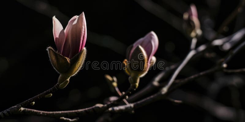 Close-up of Budding Flower Bud, with Visible Petals and Leaves Stock ...