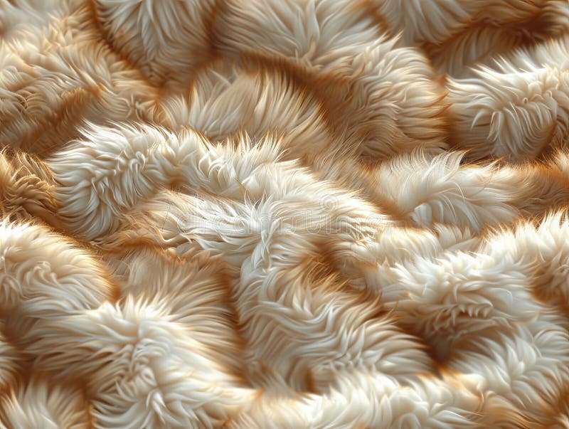 A Close Up of a Fluffy Furry Texture Stock Photo - Image of fluffy ...