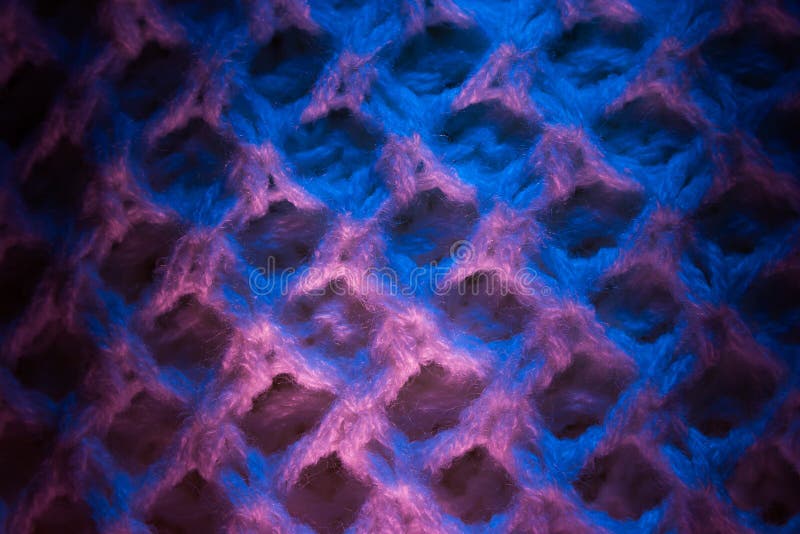 Close-up of Fluffy Soft Textile. Abstract Fabric with Knit Texture for ...