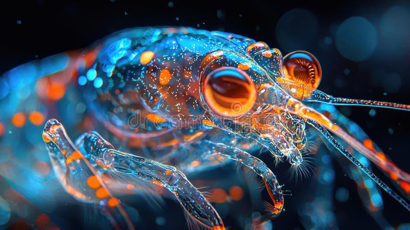 Close Up of a Fly Insect on a Dark Background Showcasing Detailed ...