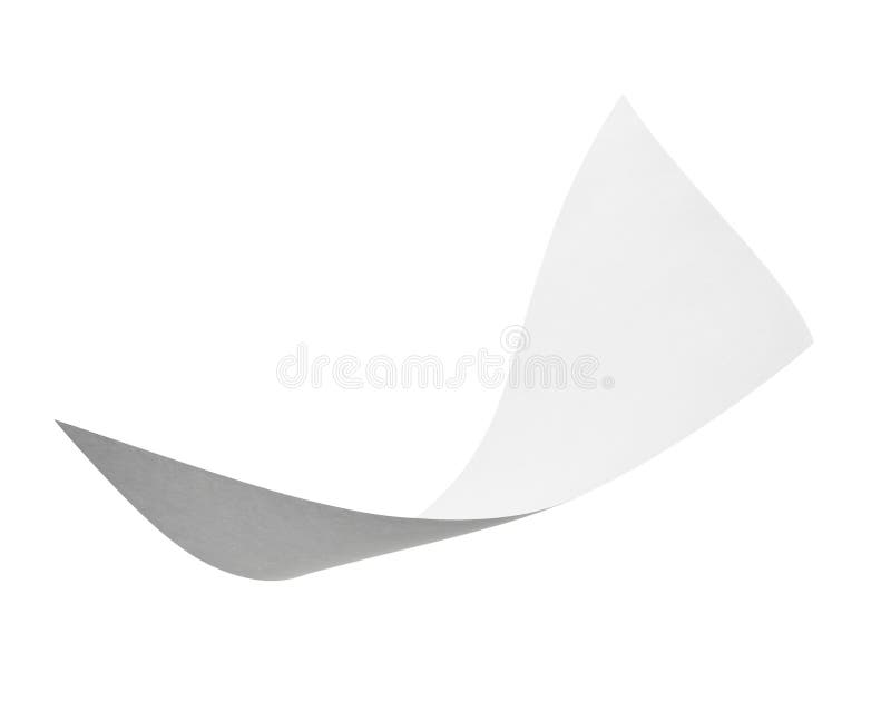 Paper Document Flying Paperwork Business Wind Office Stock Illustration ...