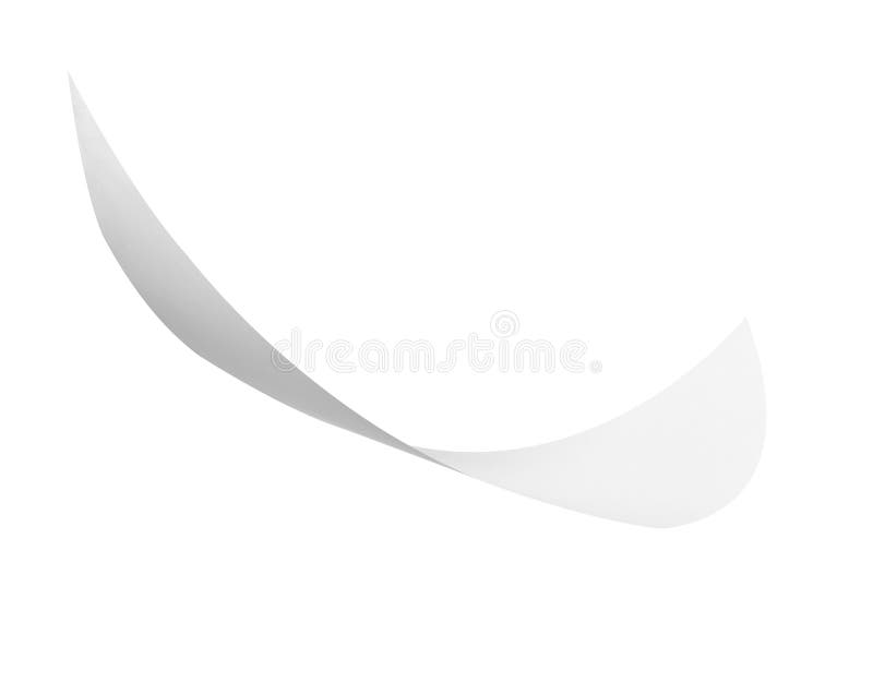 Paper Document Flying Paperwork Business Wind Office Stock Illustration ...