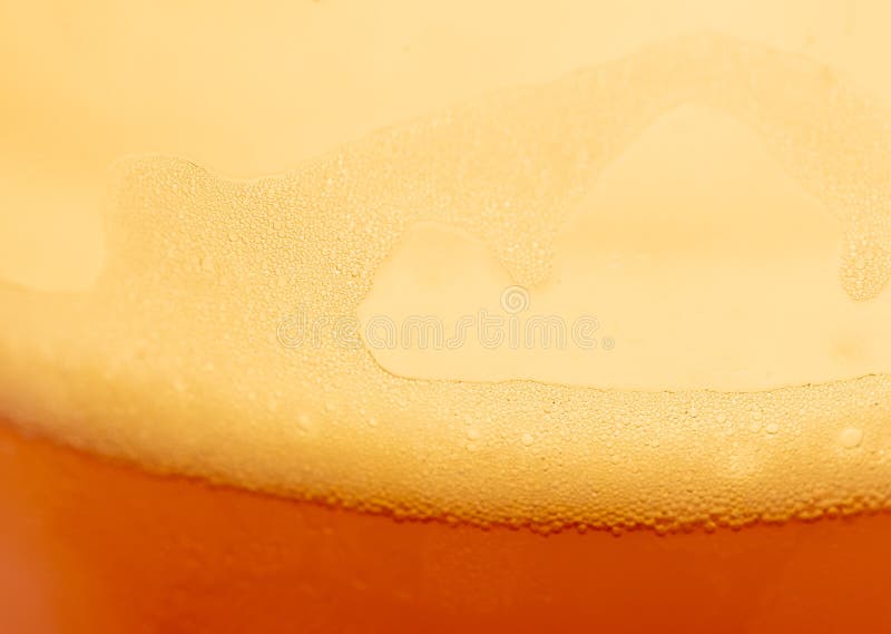 Close-up of Foam in Beer As Abstract Background Stock Image - Image of ...