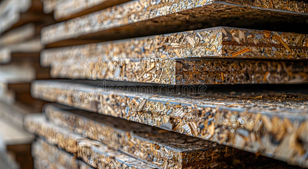 Close-up of Folded Chipboard Sheets Stock Image - Image of appliance ...