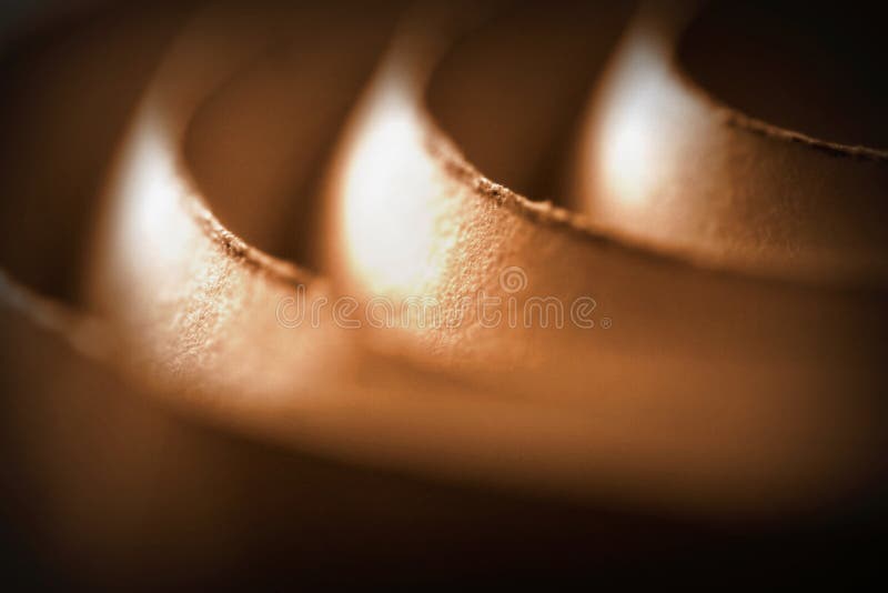 Close-up of a Folded Paper Arc Form Stock Image - Image of blurred ...