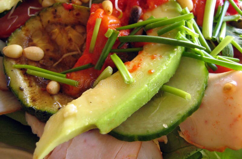 Close Up of Food on a Plate Stock Image - Image of cook, eating: 87928975