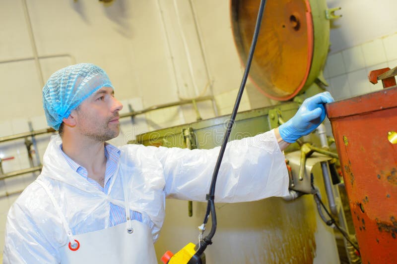 Close up food processing stock image. Image of work - 208759635