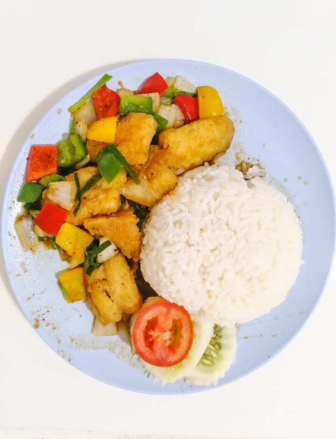 Close-Up of Food Served in Plate Stock Photo - Image of food, plate ...