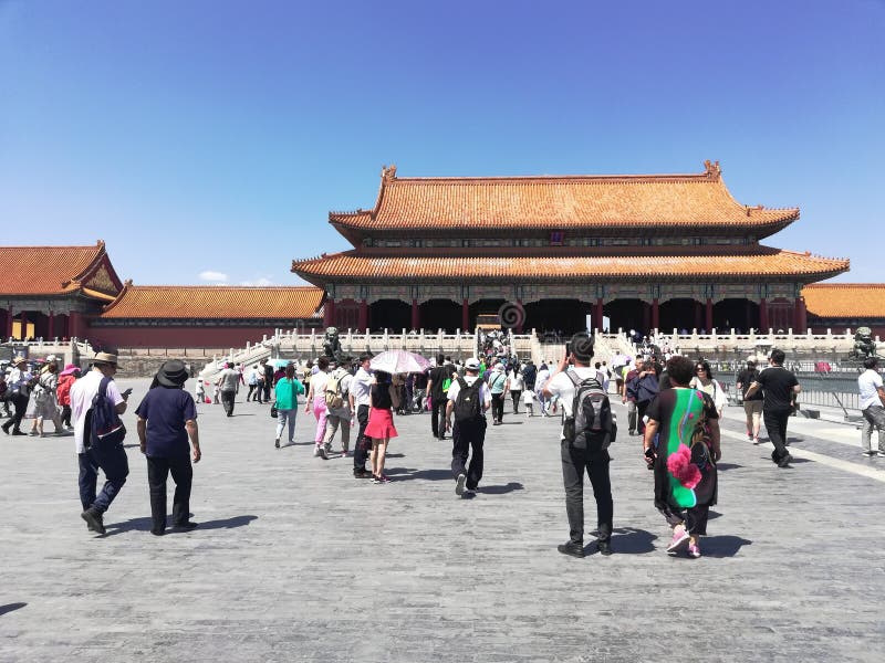 Close-up of Forbidden City Temple Editorial Photography - Image of ...