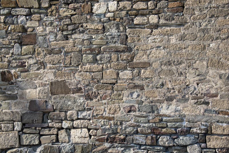 Close-up of a Fragment of an Old Natural White Limestone Wall. Stock ...