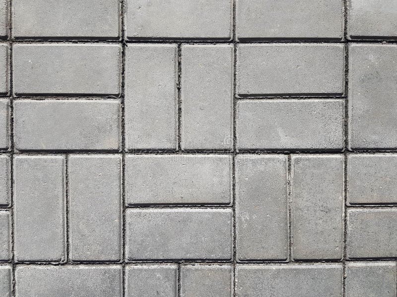Close-up . a Fragment of the Road with Paving Slabs Stock Photo - Image ...