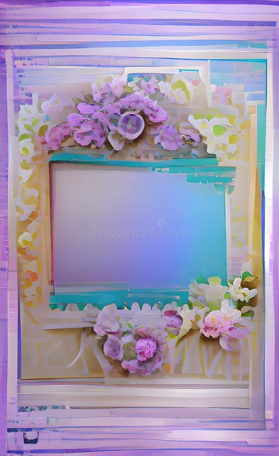 Framework for Invitation or Congratulation Stock Illustration ...