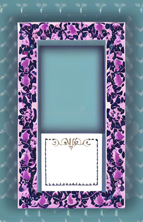 Framework for Invitation or Congratulation Stock Illustration ...