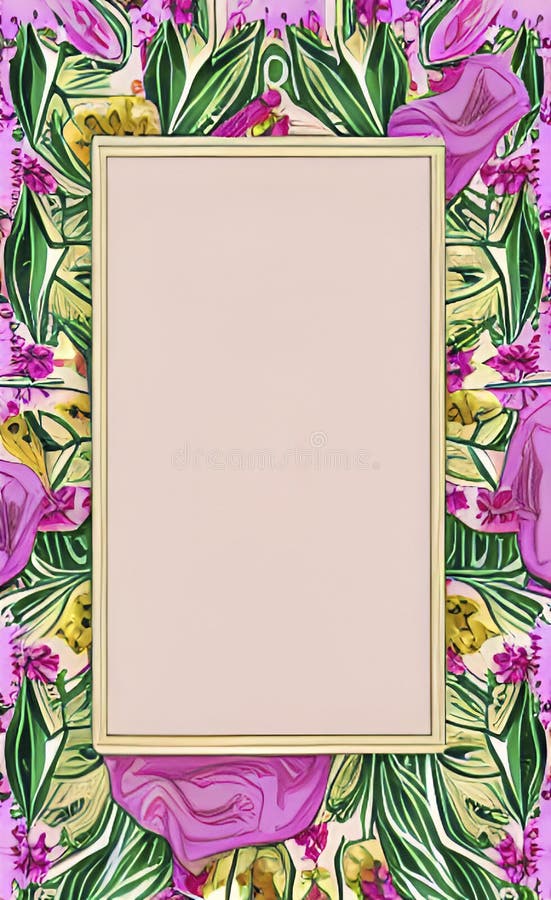 Framework for Invitation or Congratulation Stock Illustration ...