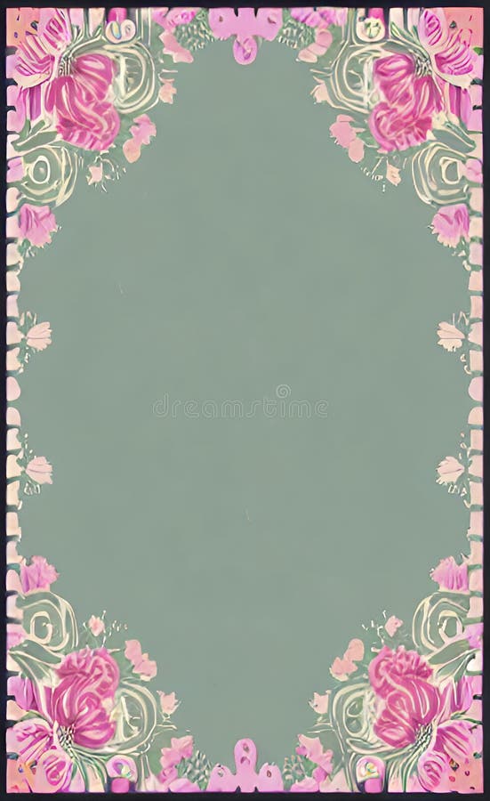 Framework for Invitation or Congratulation Stock Vector - Illustration ...