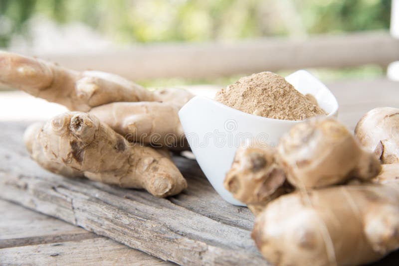 Fresh Ginger on Wood Texture. Stock Photo - Image of root, ginger ...