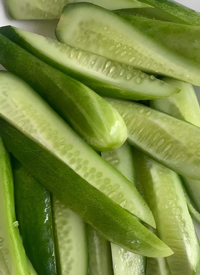 Fresh Green Cucumber for Cooking Stock Photo - Image of healthy, green ...