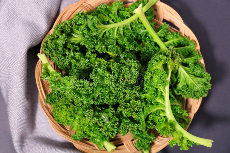 Fresh kale leaf stock image. Image of salad, agriculture - 111648225