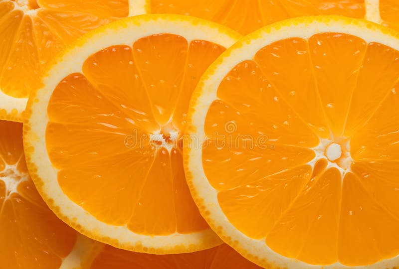 Close Up Fresh Orange Fruit Texture Stock Illustration - Illustration ...