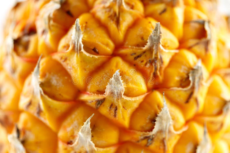 A Close-up of a Fresh Organic Pineapple Stock Image - Image of juicy ...